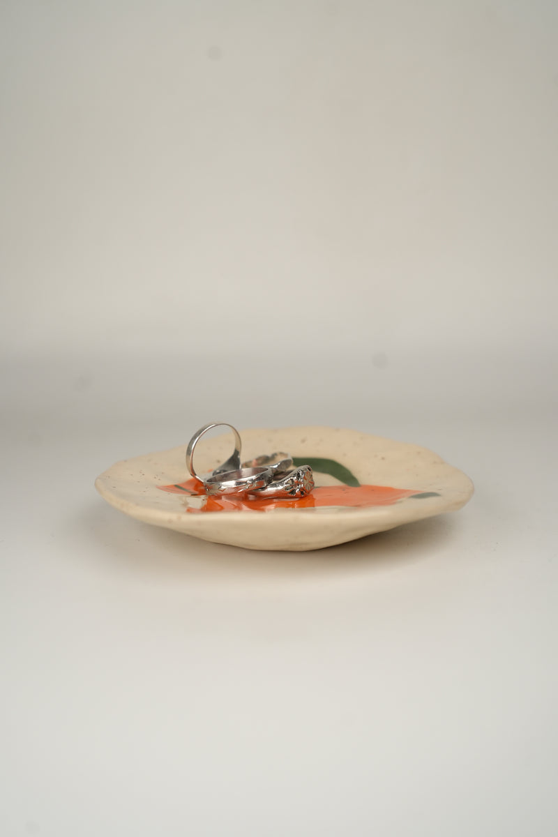 Green and Orange Checkers Mini Plate – Toni Darling Frank